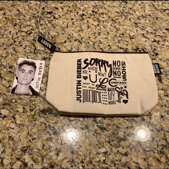 Justin Bieber | Bags | Justin Bieber Nwt Zipper Case | Poshmark